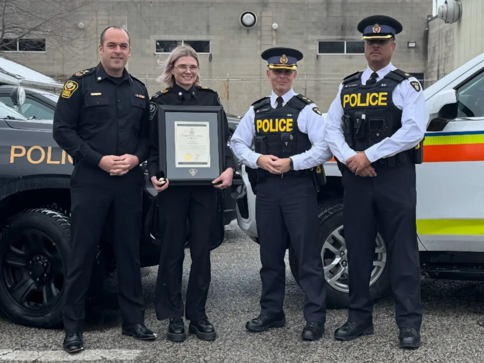 OPP honours EWEMS paramedic Kristen Hamilton